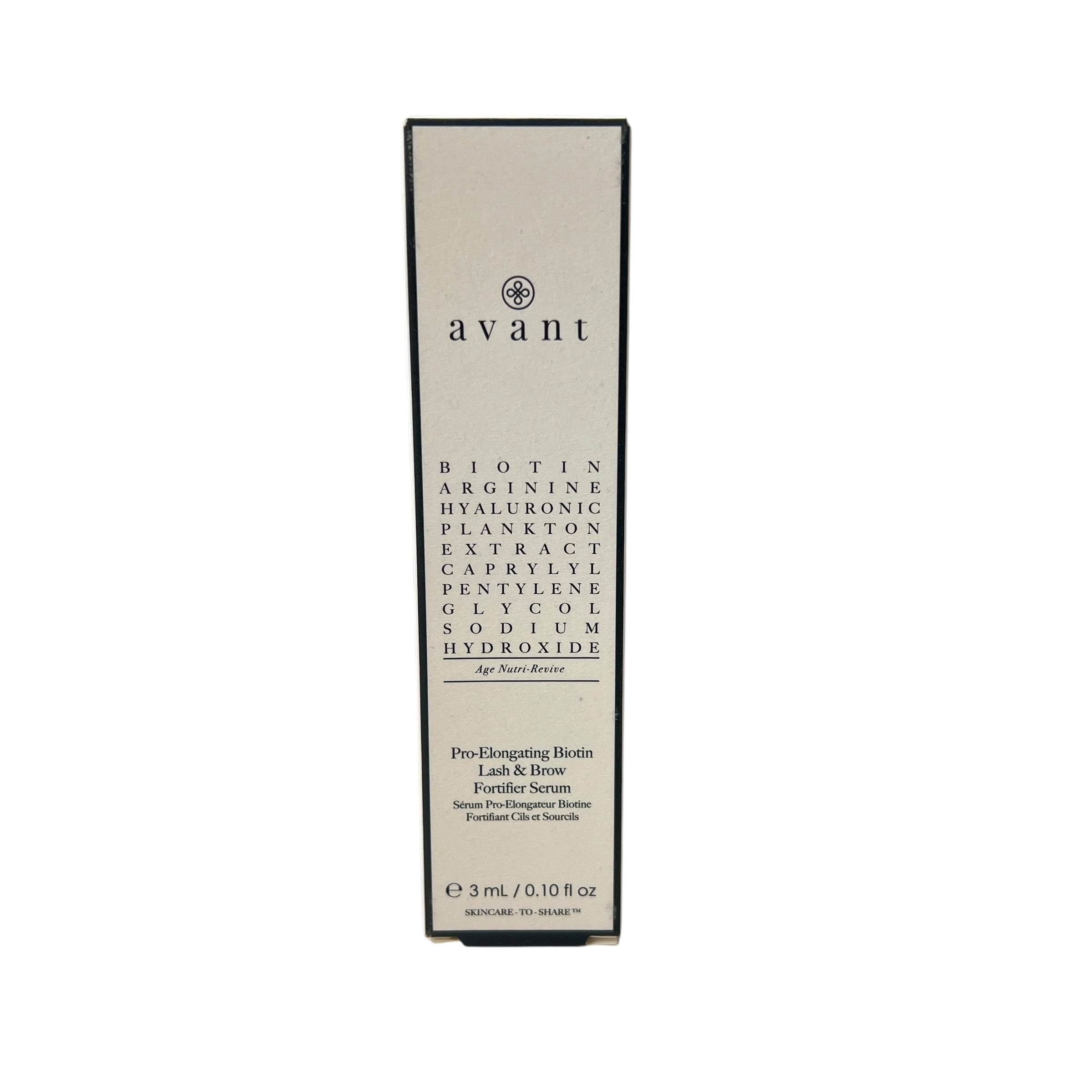 Avant Pro-Elongating Biotion Lash & Brow Fortifier Serum 3ml - Walmart.com