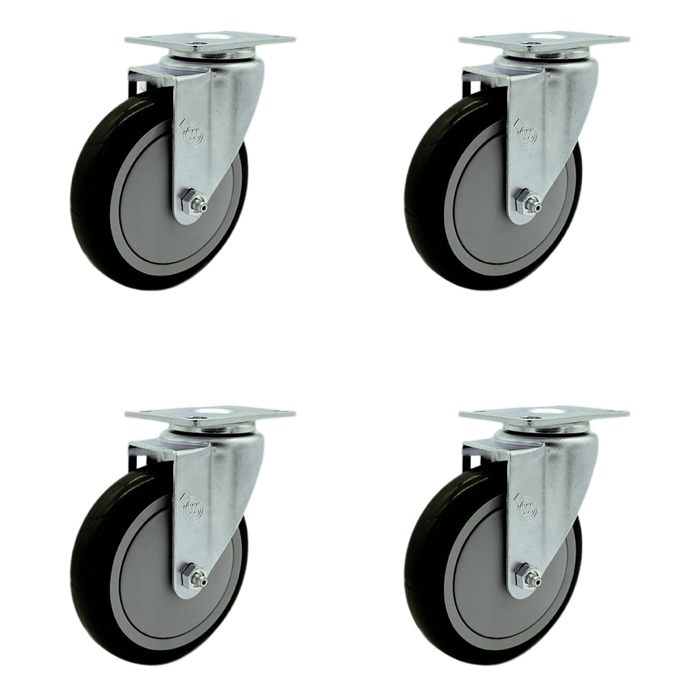 Avantco HPCASTNB Swivel Caster Replacement Set - Service Caster Brand ...