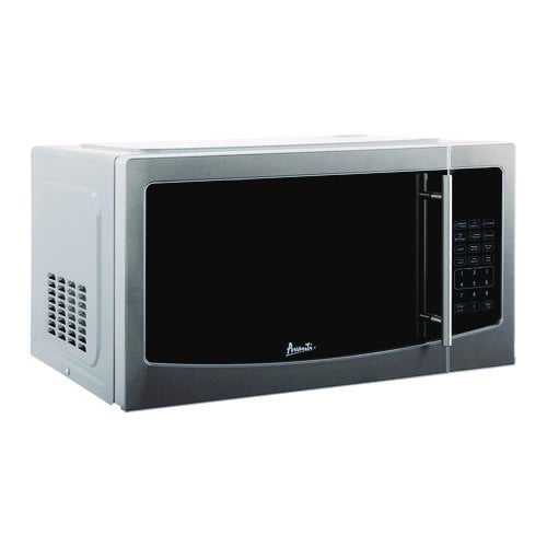 Avanti Compact 1.1 Cu. Ft. Countertop Microwave, 1000W, Stainless Steel ...