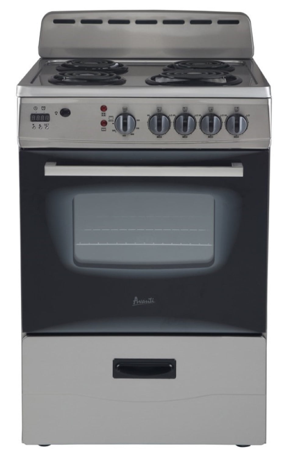 Avanti 24" Electric Range with 2.5 Cu Ft Oven, ER24P3SG - Walmart.com