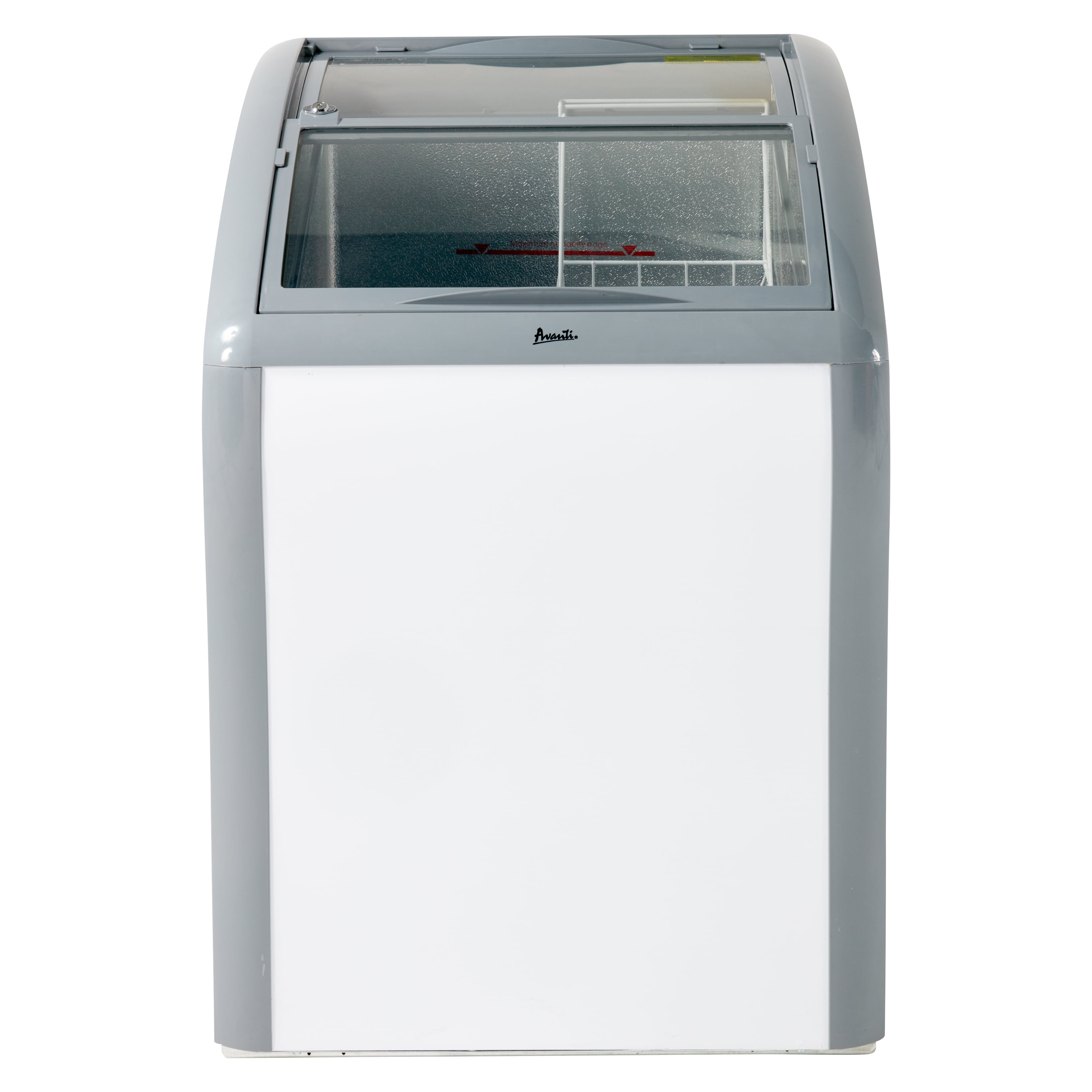 Avanti 4.2 cu ft 1-Glass Door Top-Freezer Refrigerator, Metal - Walmart.com