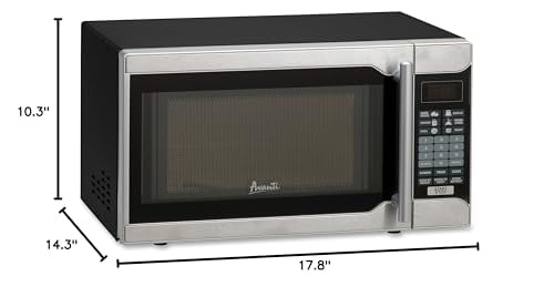 Avanti, AVAMO7103SST, 700-watt One-Touch 0.7 Cubic Foot Microwave ...