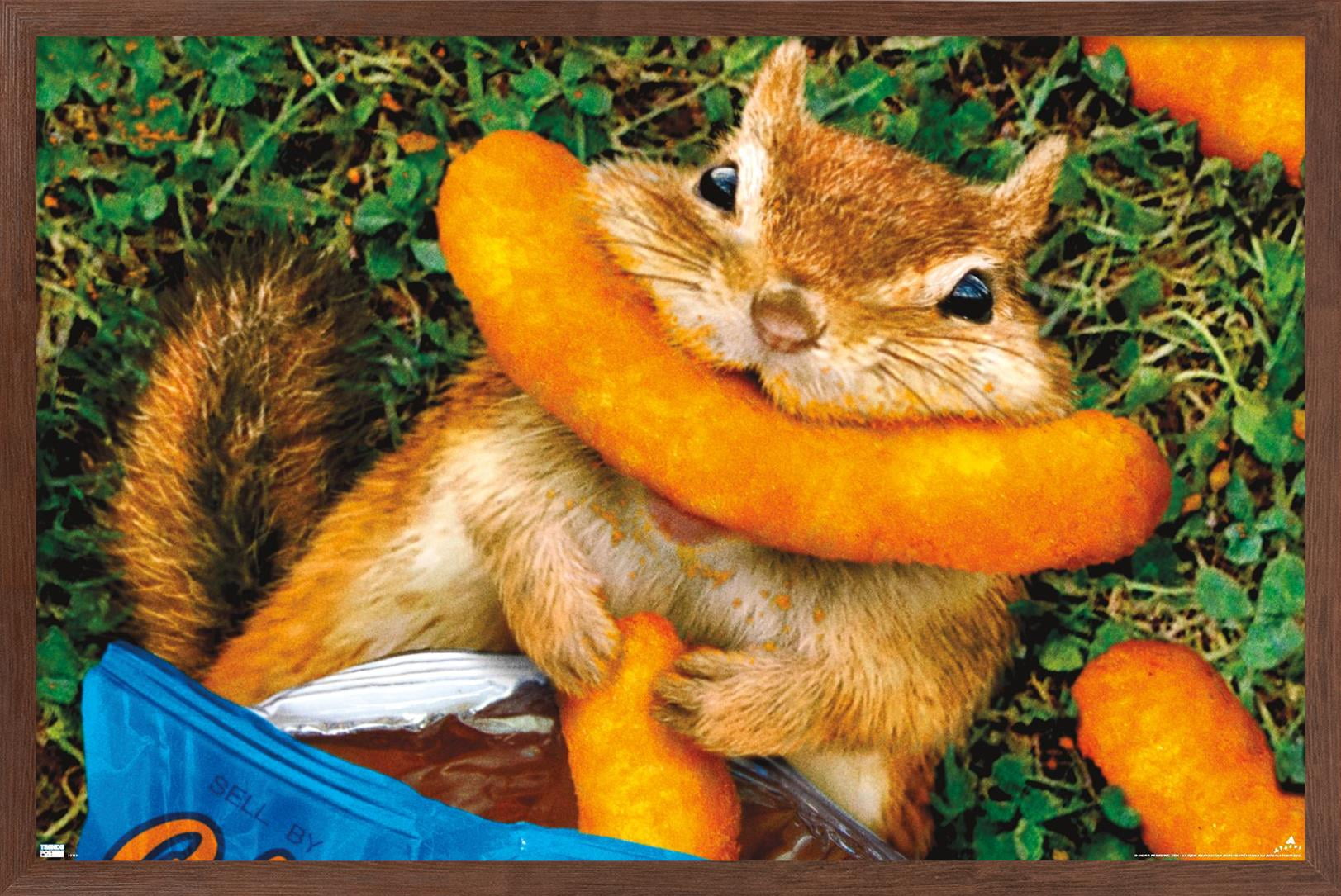 Avanti - Chipmunk Cheese Curl Smile Wall Poster, 14.725" x 22.375 ...