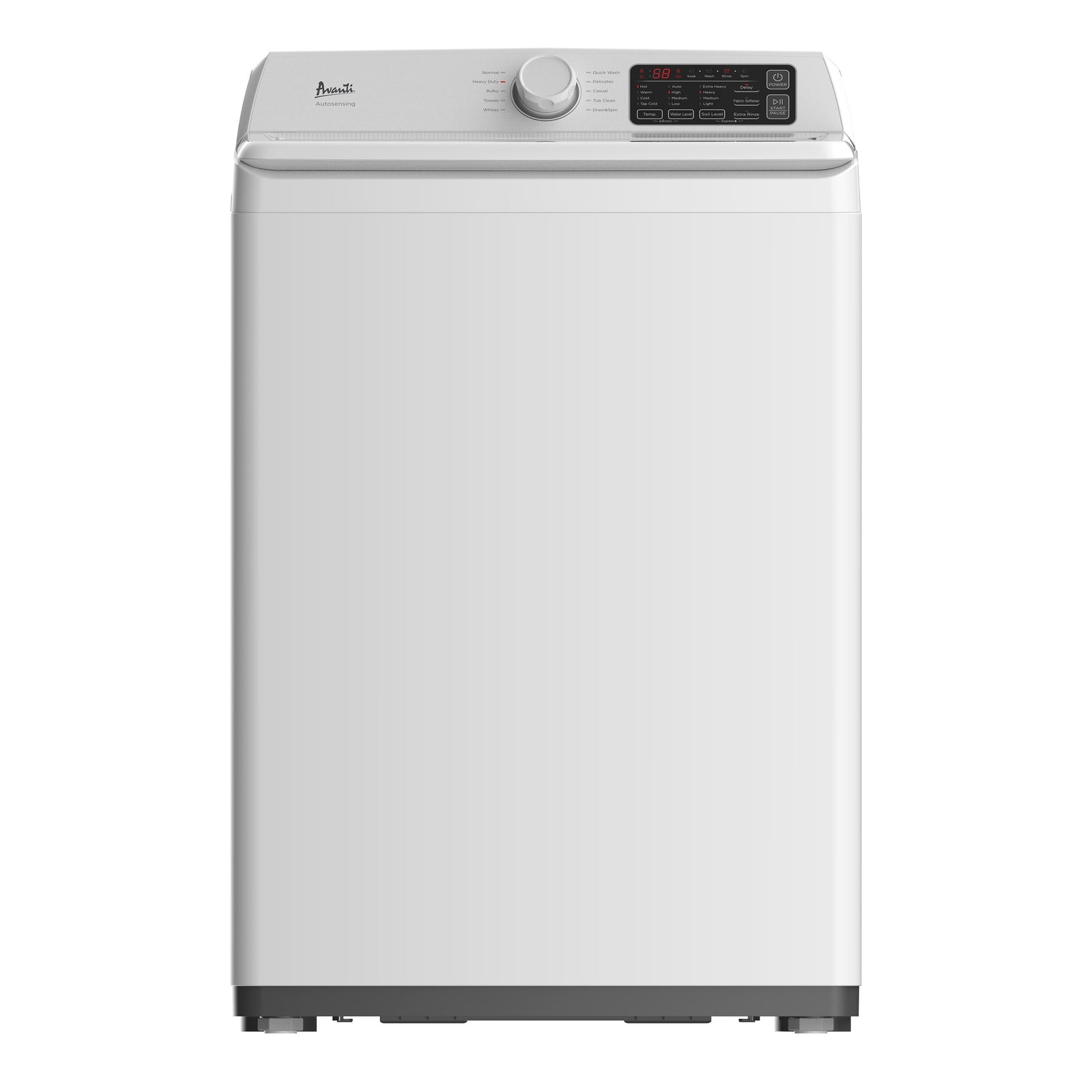 Avanti Compact Top Load Washer, 3.7 cu. ft. Capacity, in White ...