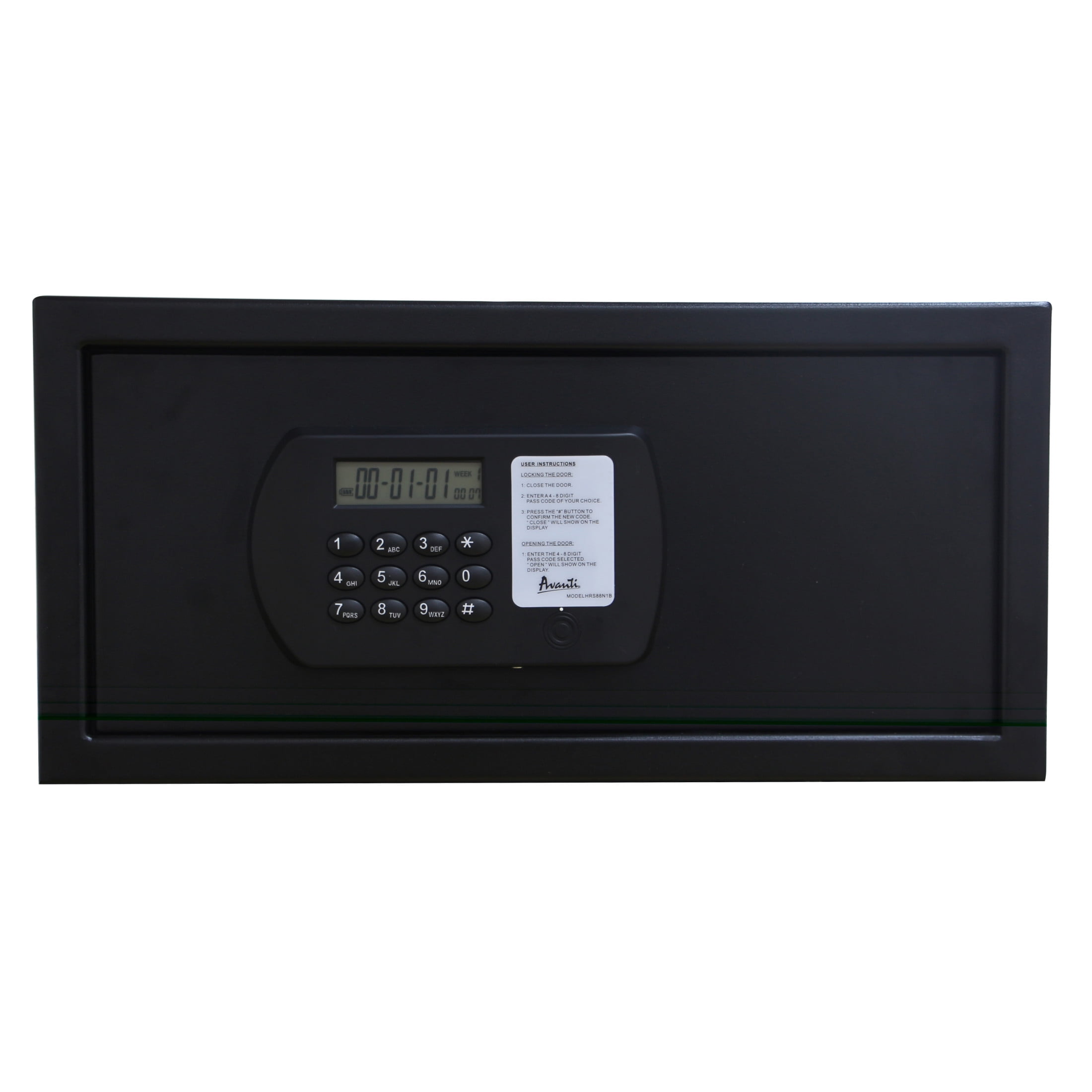Avanti 0.88 cu. ft. Programmable Room Safe, in Black (HRS88N1B ...