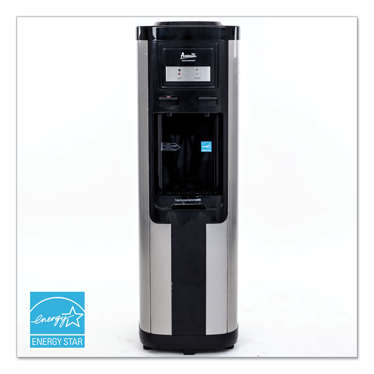 Avanti Hot and Cold Water Dispenser, in Brushed Stainless Steel ...