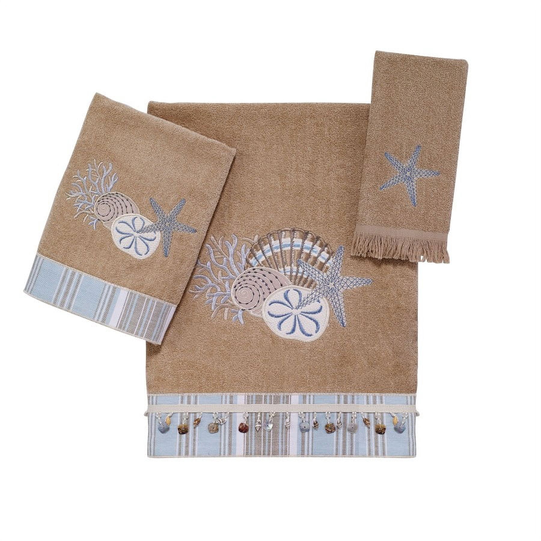 Avanti Linens By the Sea 3 Pc Towel Set - Rattan - Walmart.com
