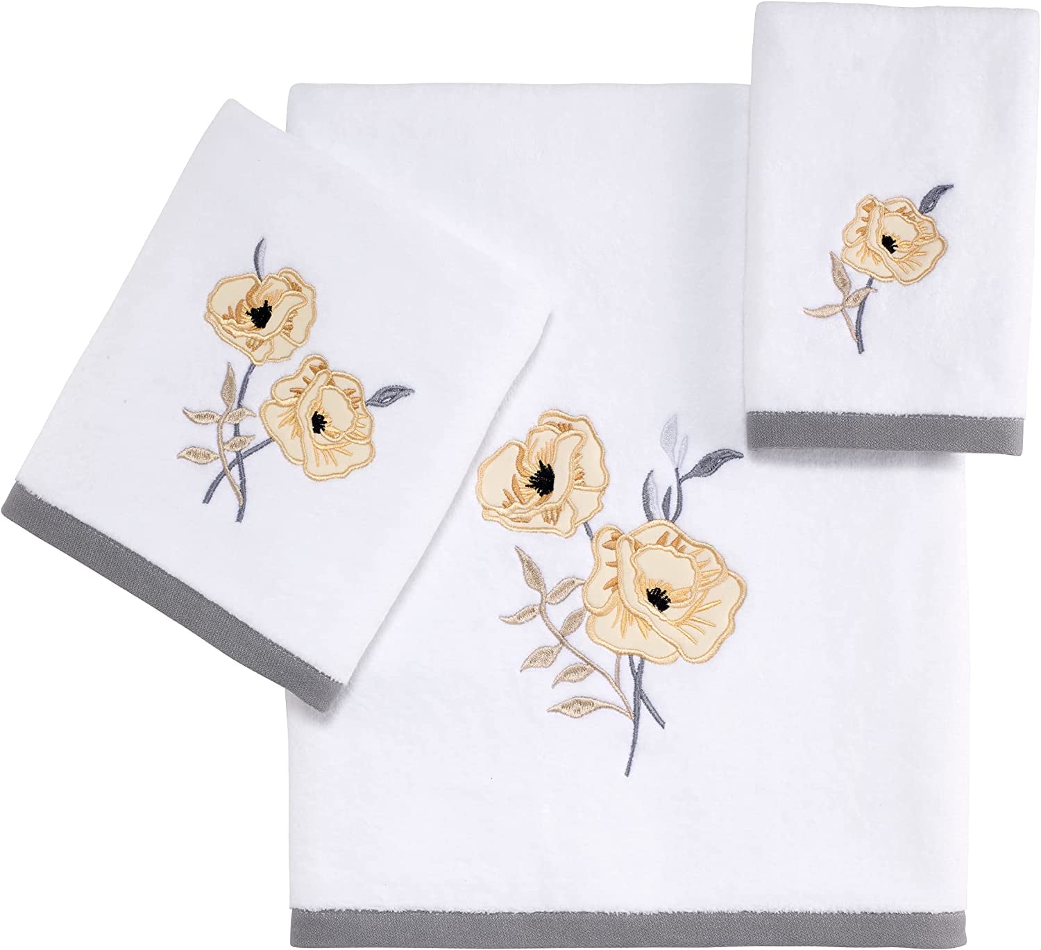 Free Shipping! Avanti Linens Marielle 3 Pc Bath Towel Set - Walmart.com ...