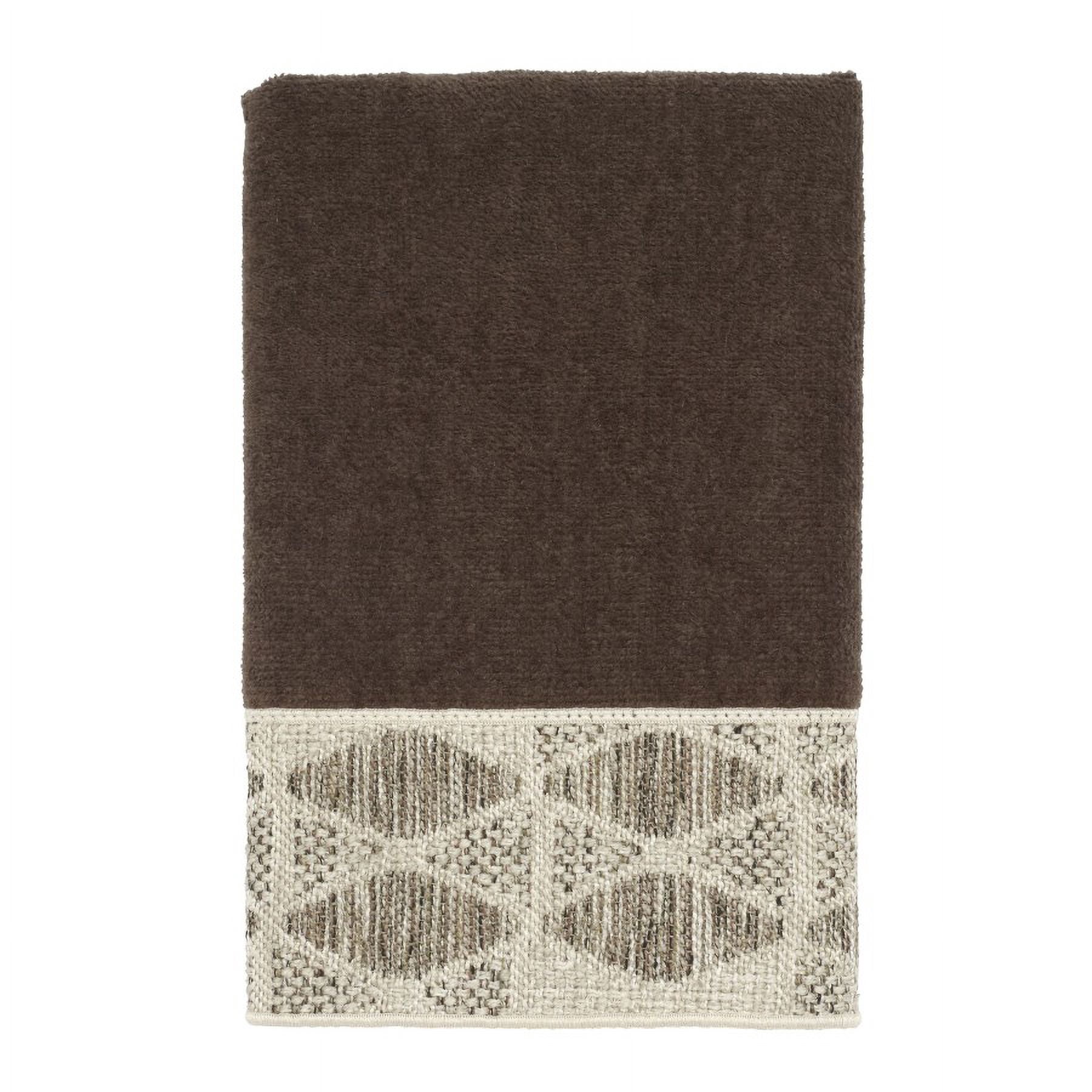 Avanti Linens Vernon Fingertip Towel - Mocha - Walmart.com