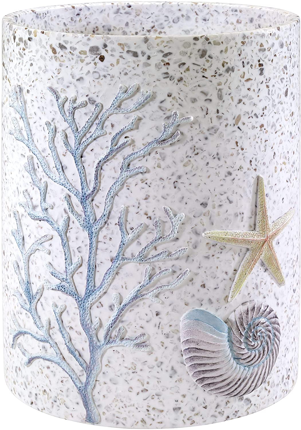 Avanti Linens - Wastebasket, Decorative Trash Can, Guest Bathroom ...