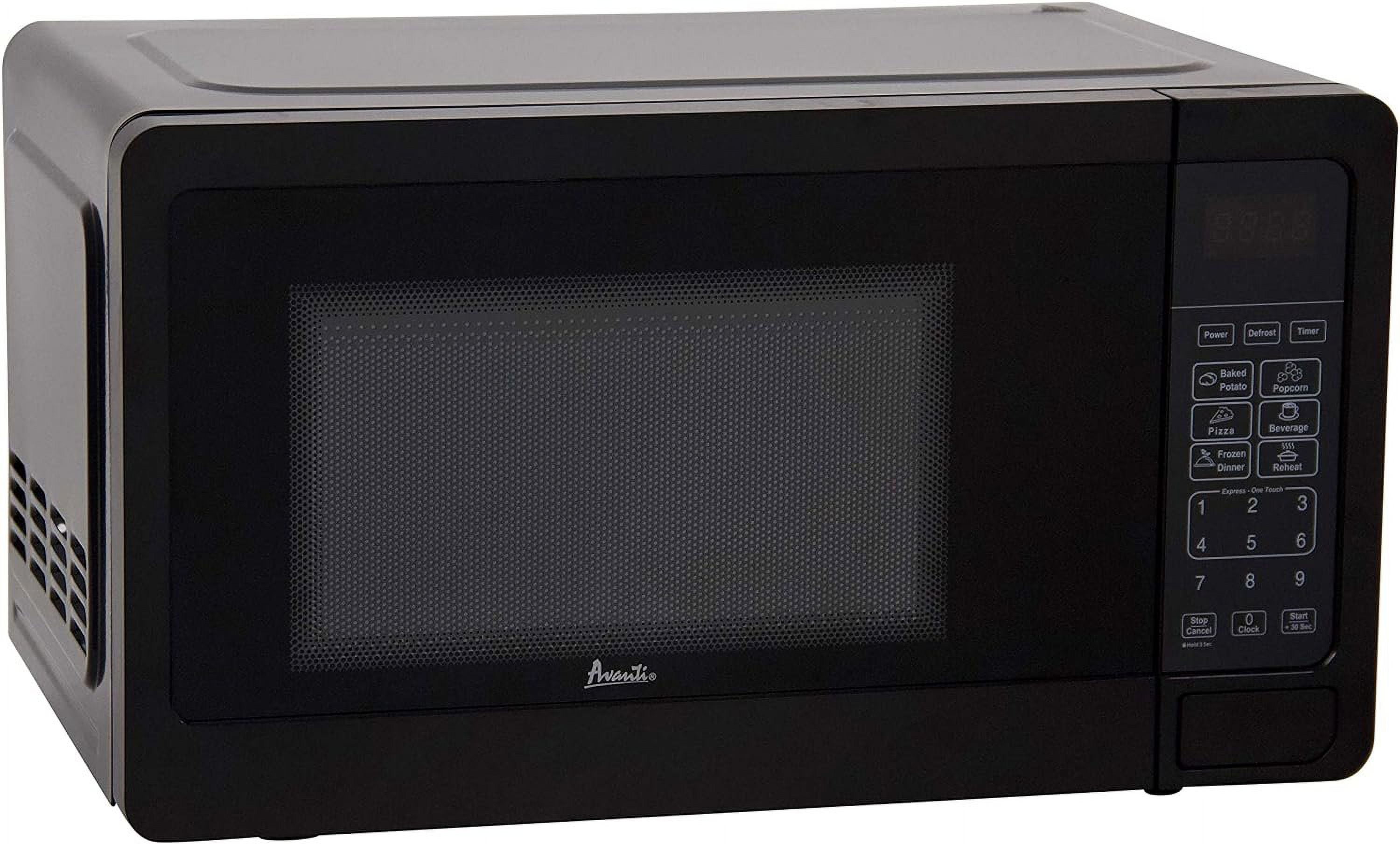 Avanti MT7V1B Microwave Oven 700-Watts Compact with 6 Pre Cooking ...