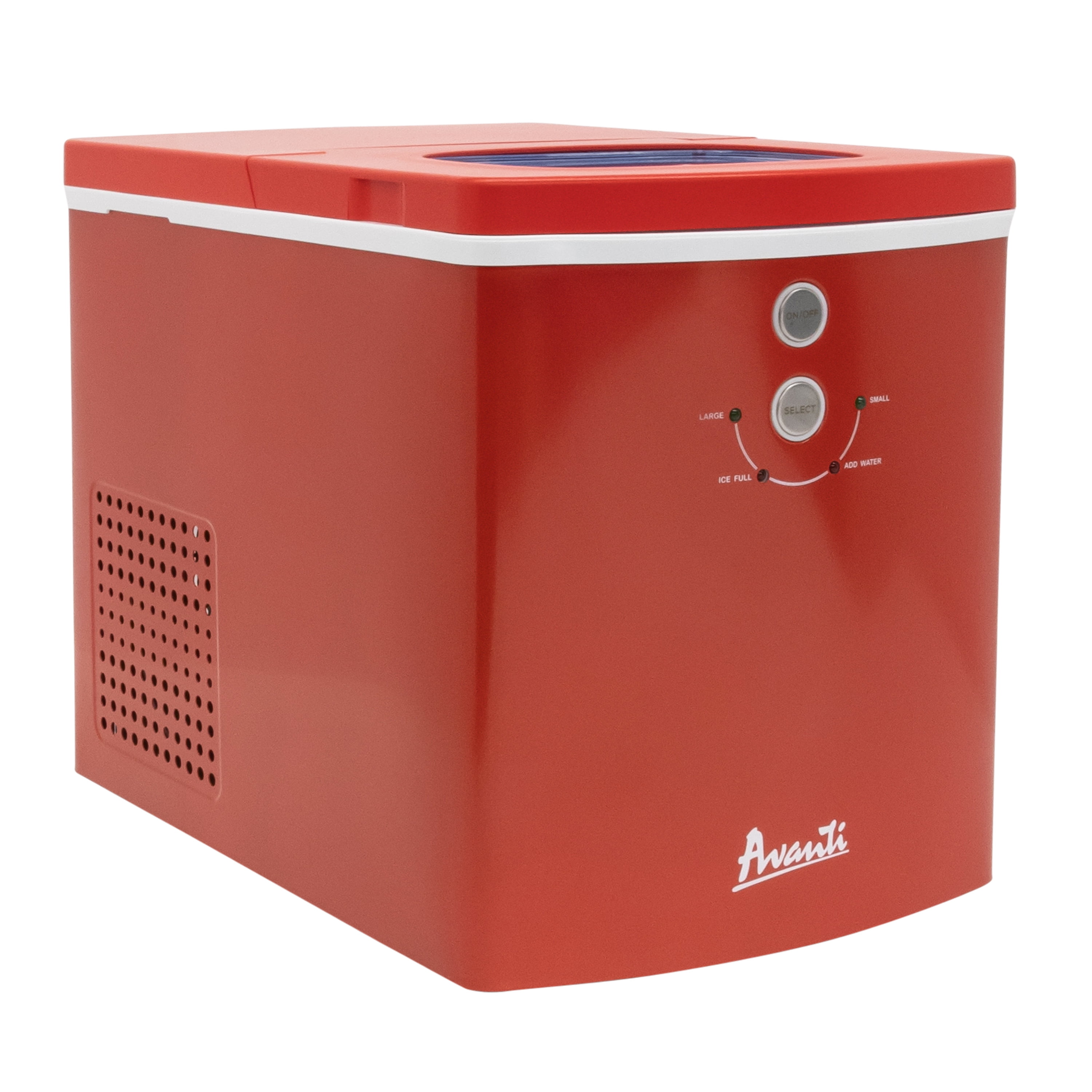 Avanti Portable Countertop Ice Maker, in Red (IM1219R-IS) - Walmart.com