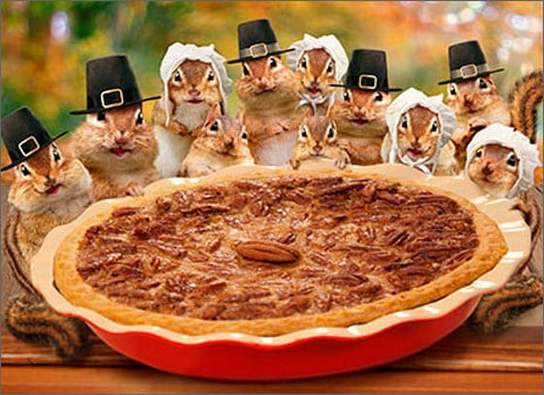 Avanti Press Chipmunks Deliver Pie Funny / Humorous Thanksgiving Card ...