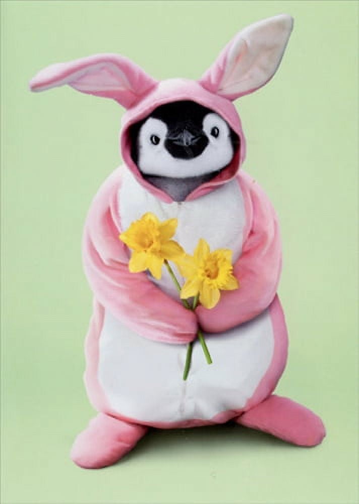 Avanti Press Penguin Bunny Easter Card - Walmart.com