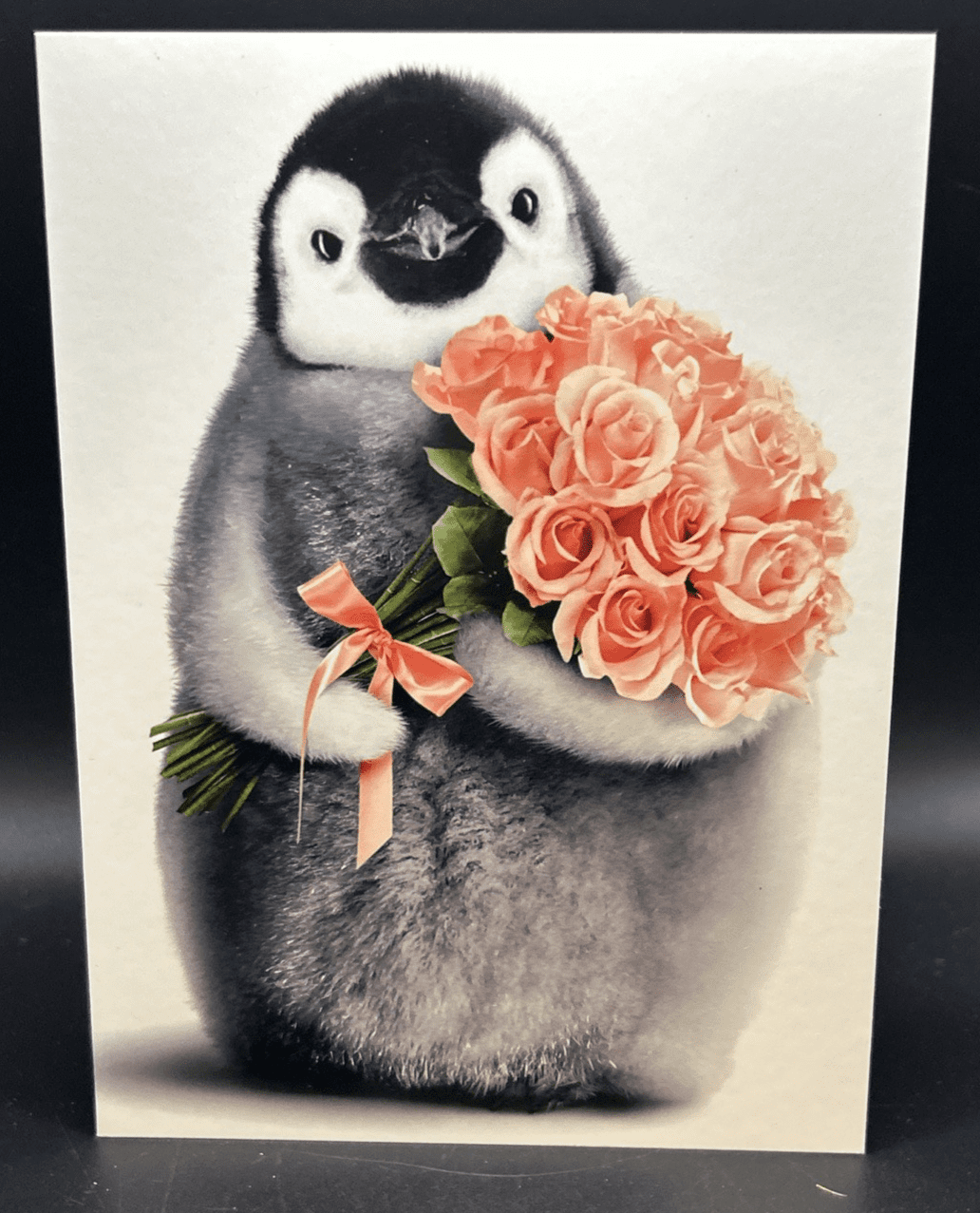 Avanti Press Penguin With Flower Bouquet Birthday Card - Walmart.com