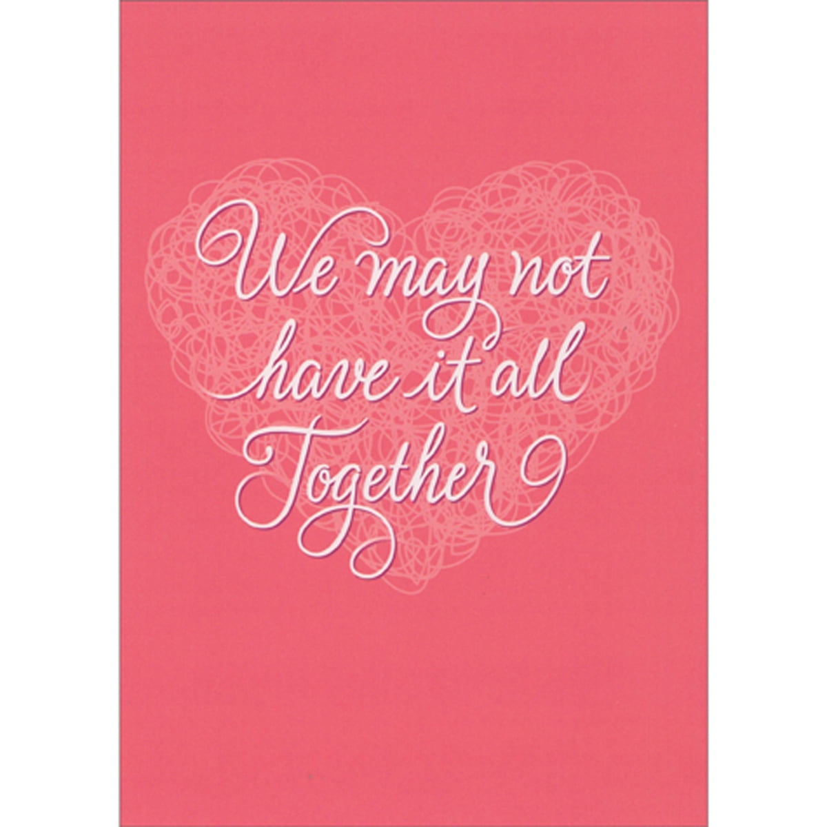 Avanti Press We May Not Have It All Together: White Script Over Swirl ...