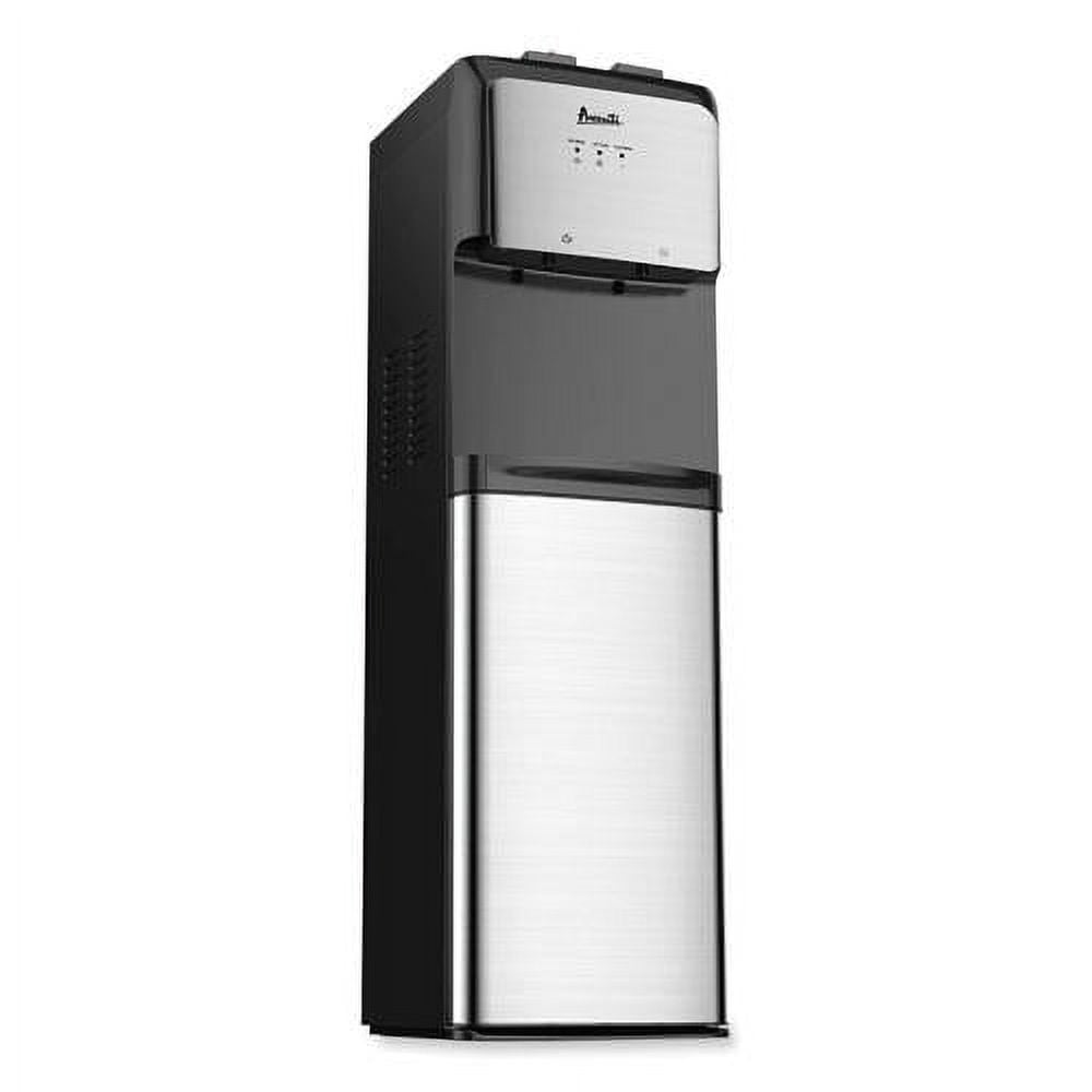 Avanti Bottom Loading Water Cooler - Hot & Cold Dispenser, Black, 5 gal ...
