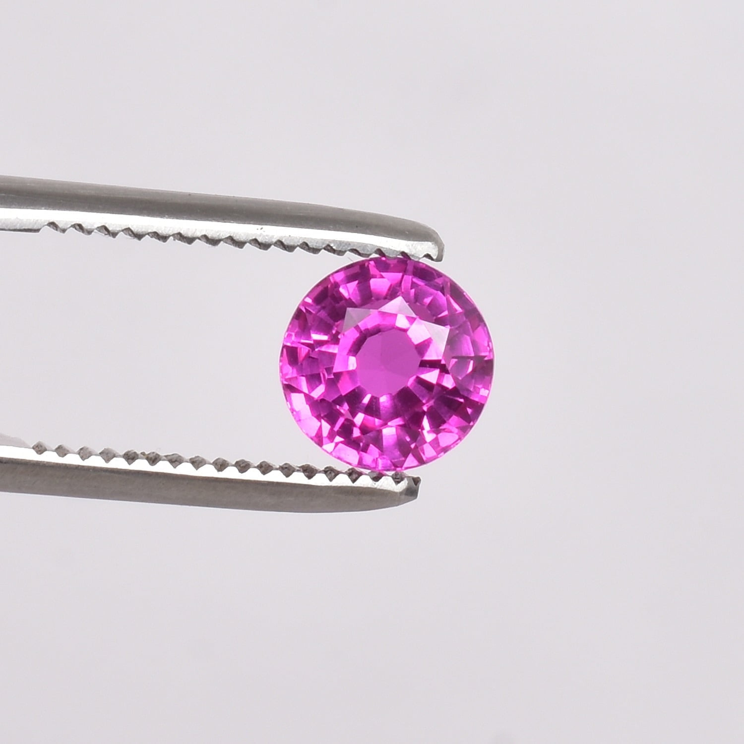 Avantiquea 9 x 9 mm Dia -4.60 Ct Round Cut Natural Cyelon Pink Pink Sapphire Loose Gemstone For ...