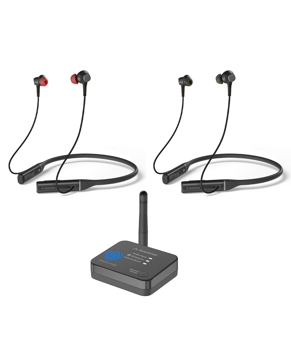 Avantree Aura Loop Dual – Next-Gen Wireless Auracast TV Earbuds ...