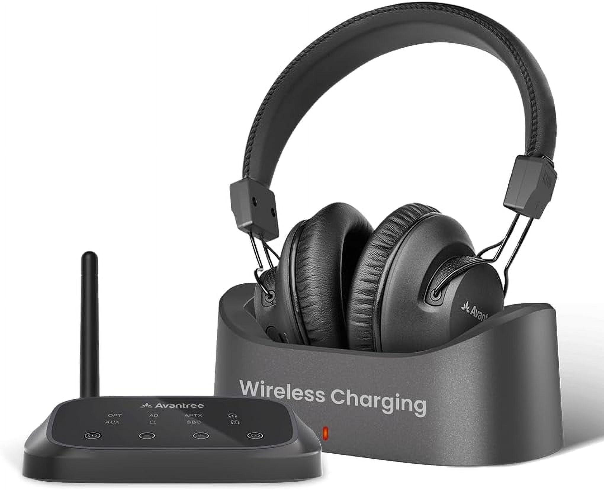 Avantree HT5009 Plus -Bluetooth 5.3 Wireless Headphones for TV Watching ...