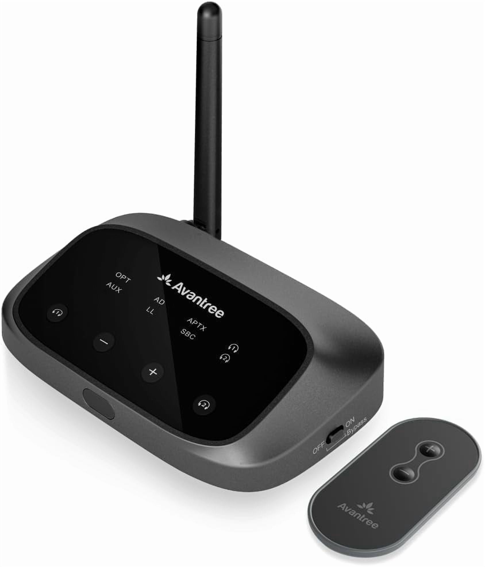 Avantree Oasis Plus 2 - Bluetooth 5.3 Transmitter for TV with Remote ...
