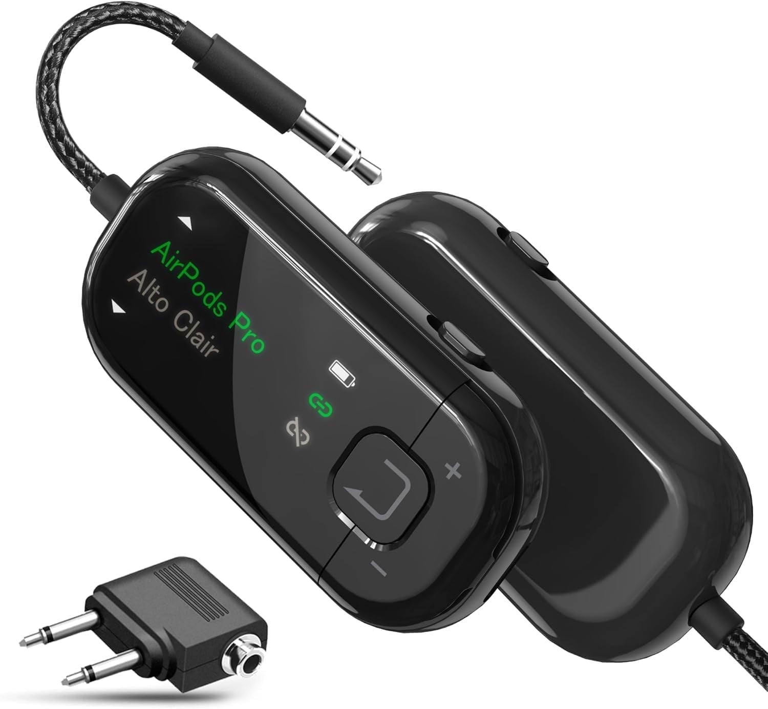 Avantree Voyager - Bluetooth 5.4 Airplane Adapter with OLED Screen for ...