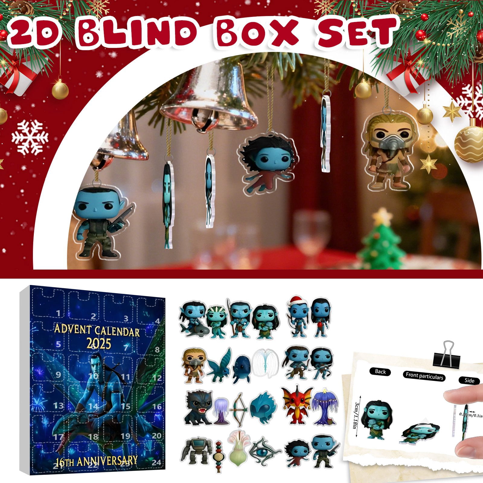 Avatar 16th Anniversary 2025 Advent Calendar, 24 Days Christmas ...