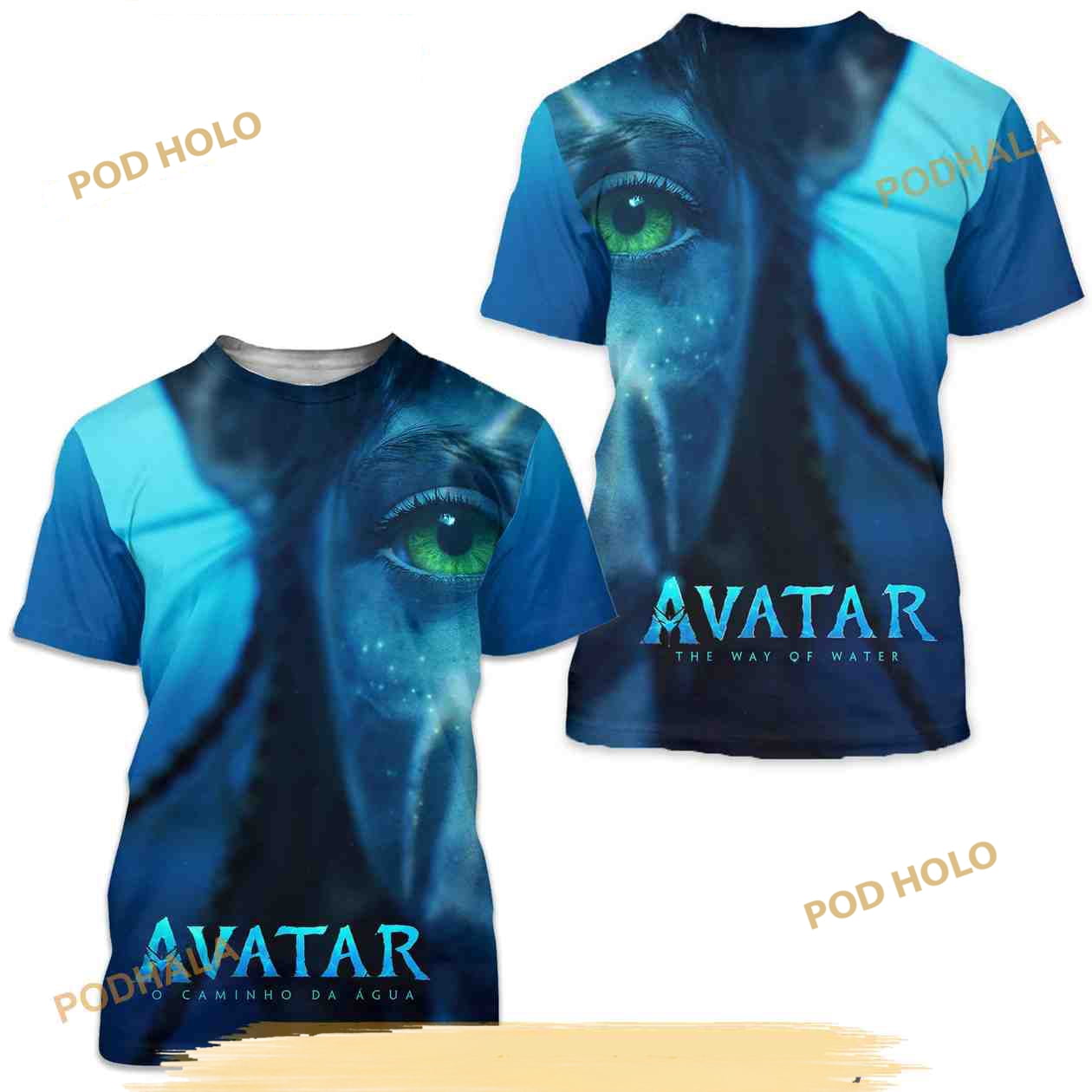 Avatar 2 The Way Of Water High Resolution 3D Shirt - Walmart.com
