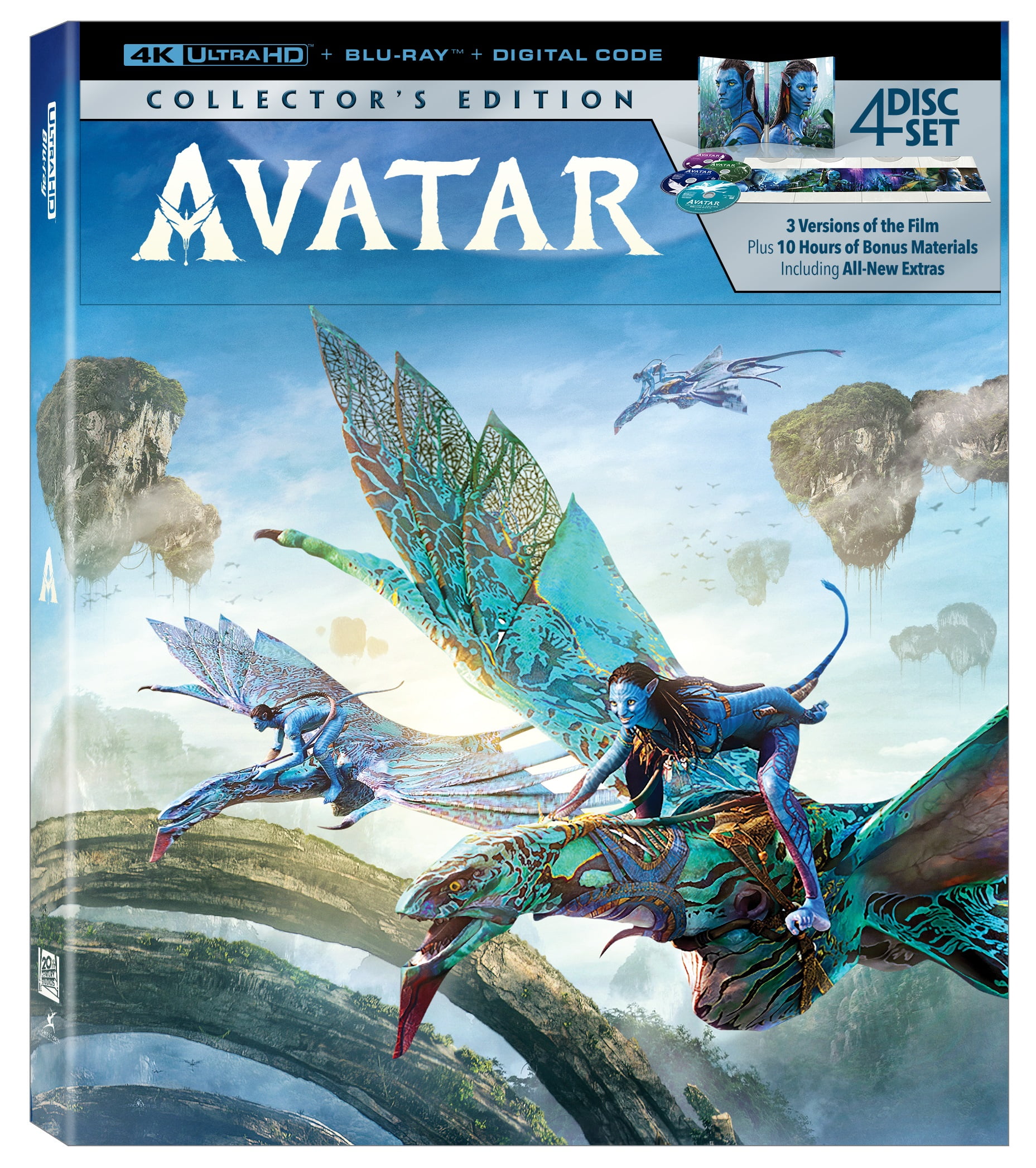 Avatar 4K Collector's Edition (4K Ultra HD + Blu-ray + Digital Code ...