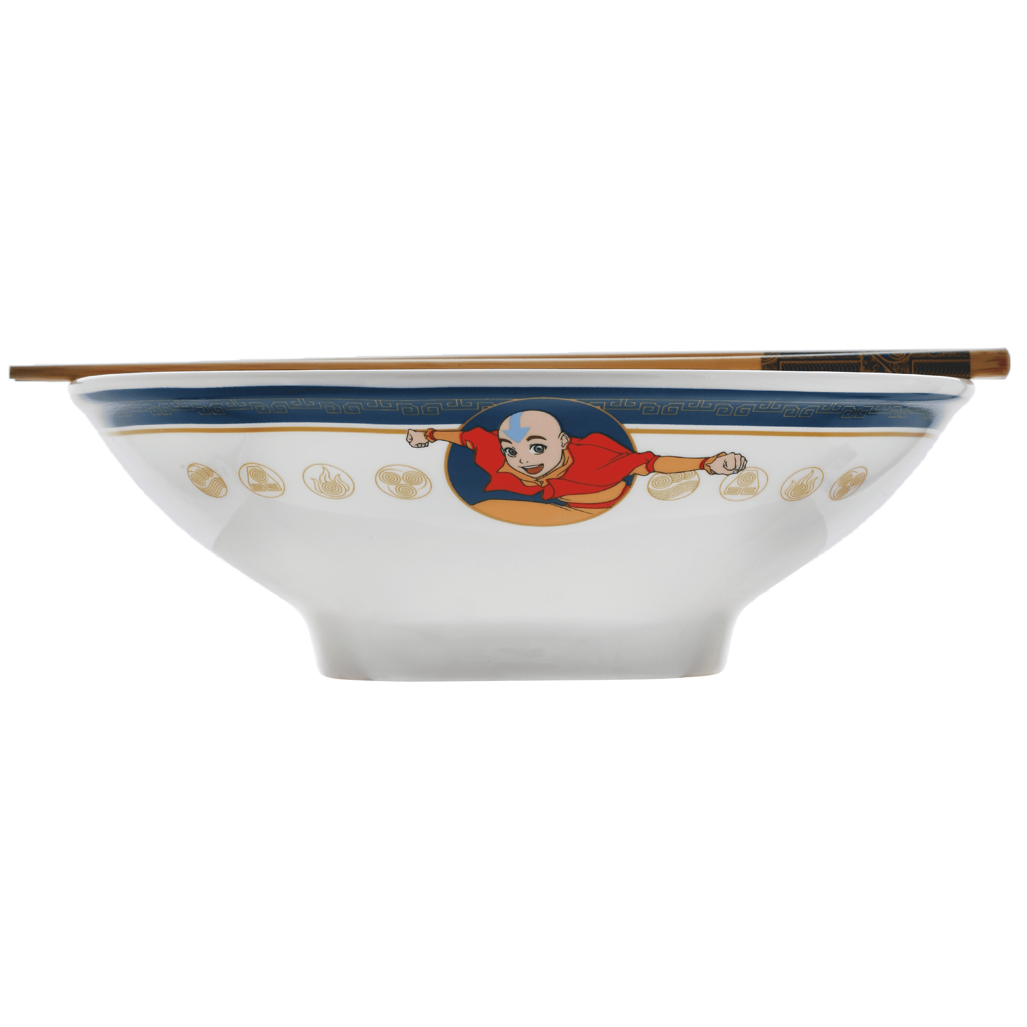 Avatar Aang Boxed Ceramic Ramen Bowl with Chopsticks, White, 30 oz ...