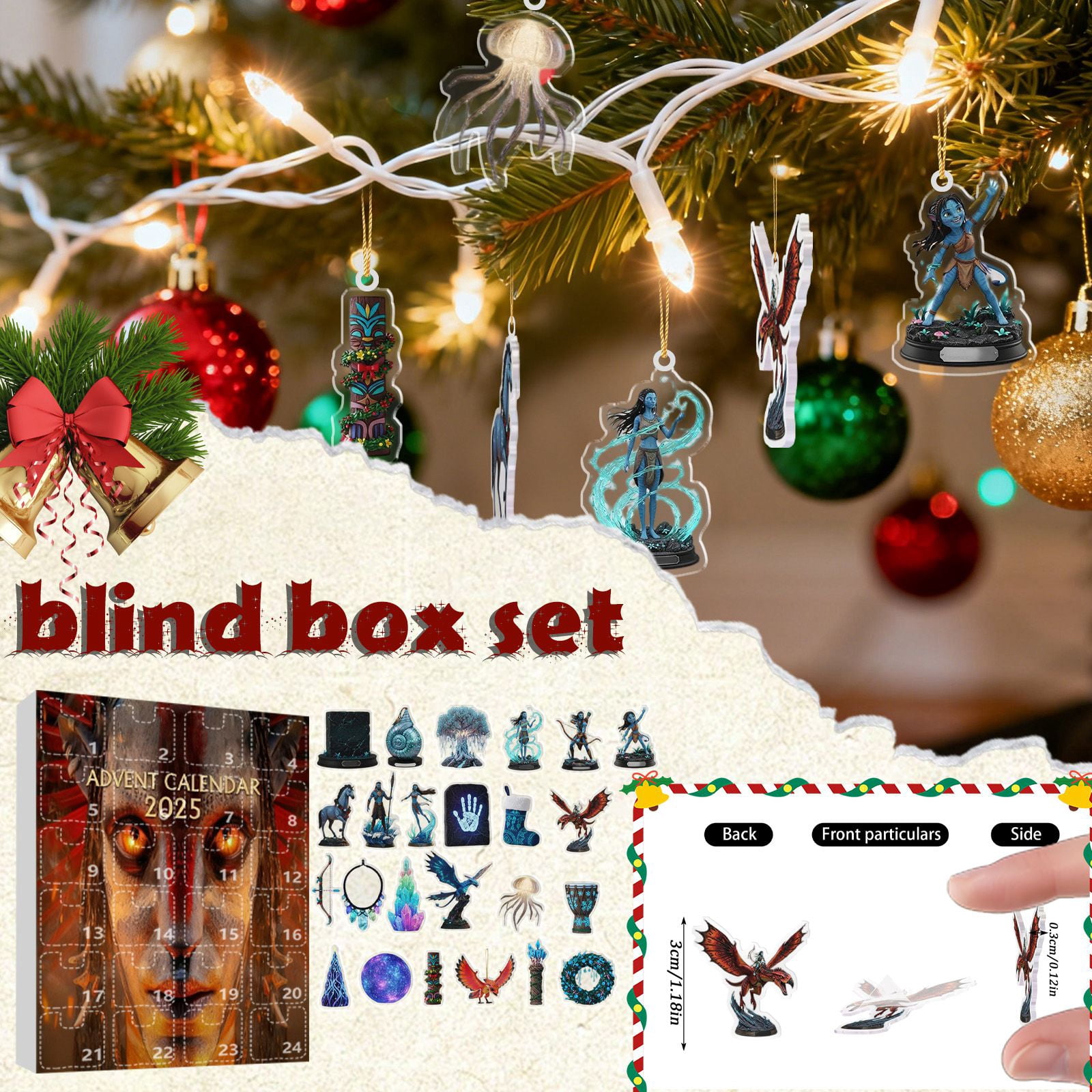 Avatar Advent Calendar 2025, 24 Days Christmas Countdown Calendar with ...