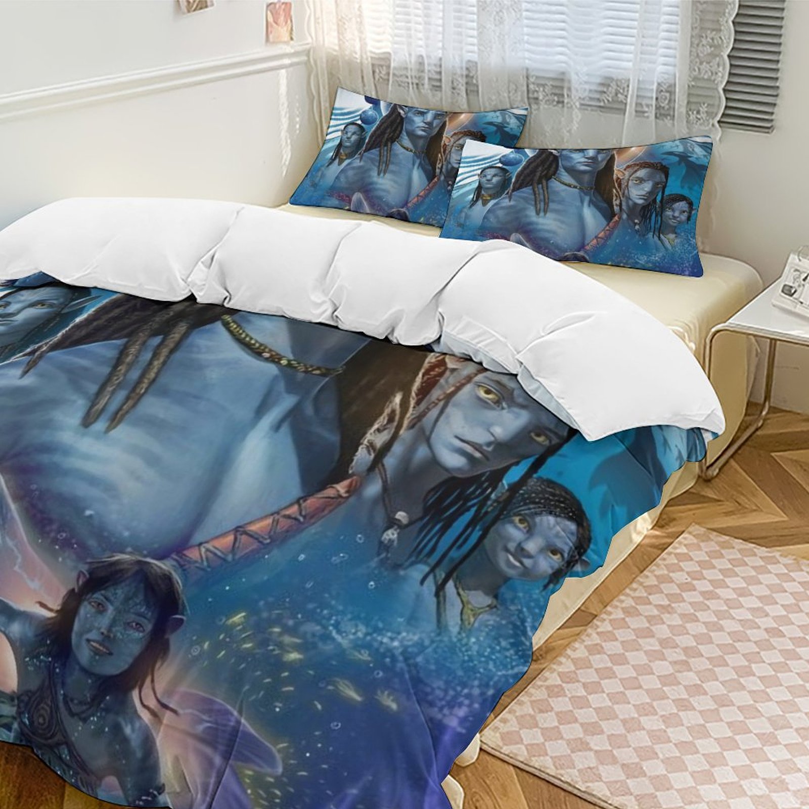 Avatar Anime Duvet Cover 3 Piece Bedding Set,Teen Anime Comforter Cover ...