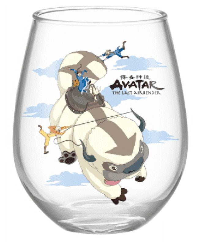 Avatar Appa Group Ride Clouds Boxed 20oz Stemless Glass - Walmart.com