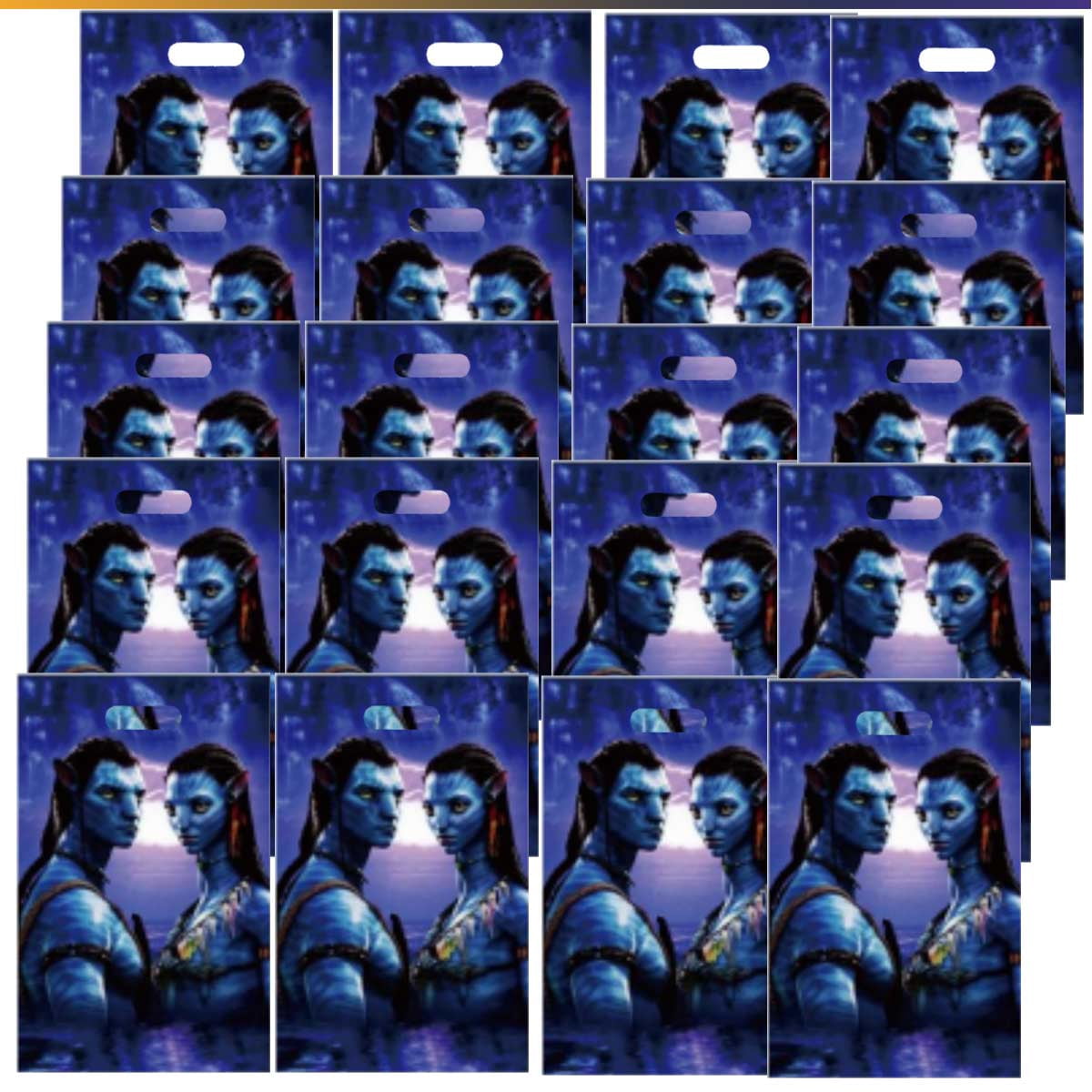 Avatar Candy Treat Bag Goodie Birthday Gift Bags Party Favors Handles ...