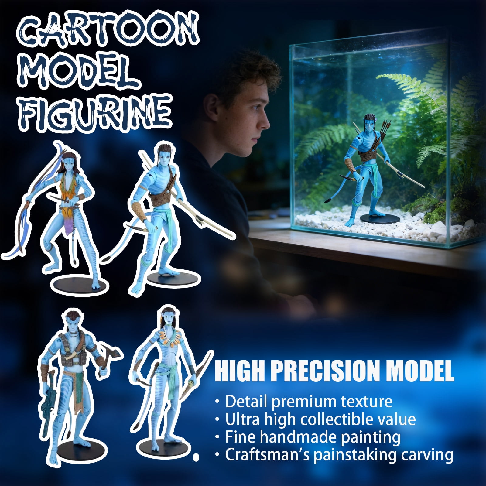 Avatar Character Figurine - Cartoon Model Collectible from the Movie ...