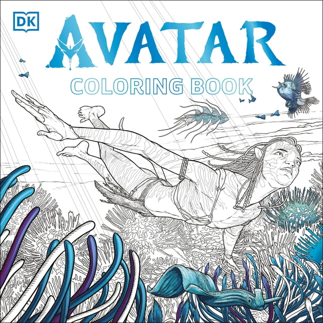 Avatar Official Coloring Book, 80 Pages, Pandora Artwork, (Paperback ...