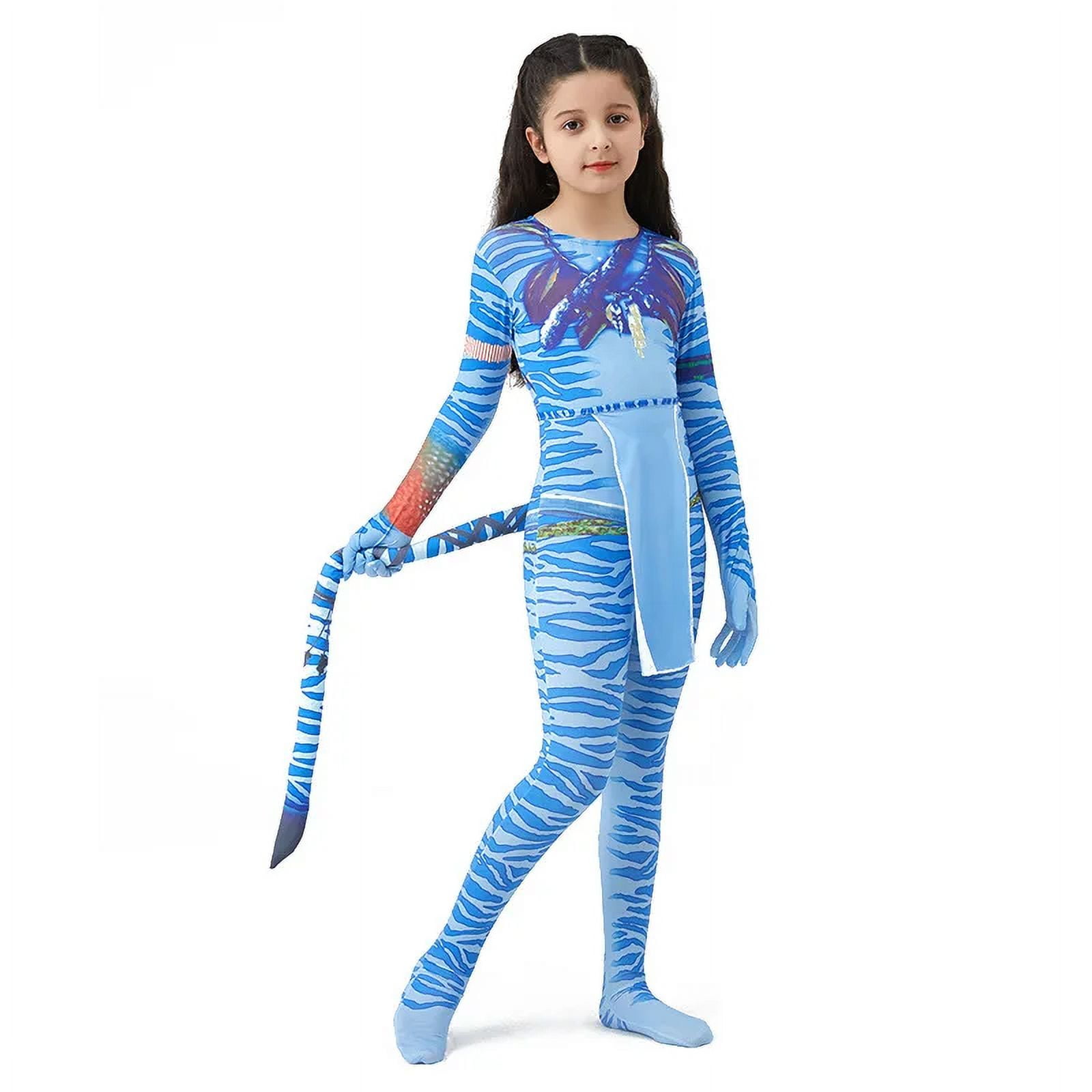 Avatar Costume For Kids Girl Boy Child Avatar The Way of Water Alien ...