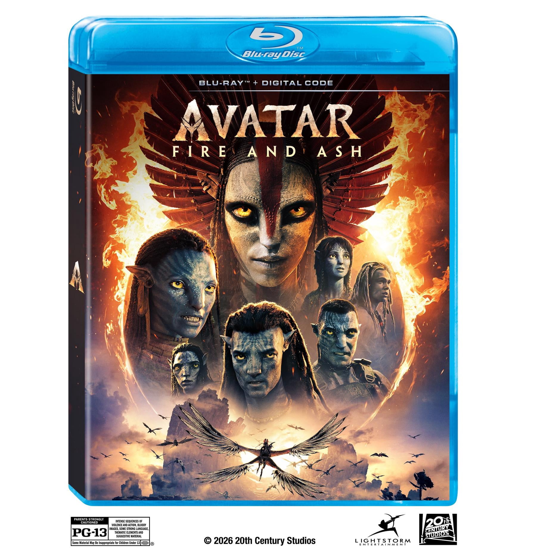 Avatar: Fire And Ash (Blu-ray + Digital Copy) w/ Bonus Disc, 20th ...