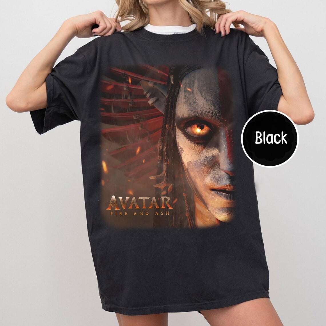 Avatar Fire And Ash Comfort Color Shirt, Disney Avatar 3 T-Shirt,Black Color,Size 3XL - Walmart.com