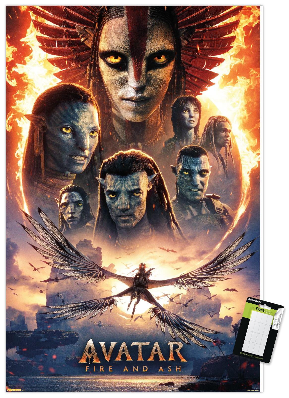 Avatar: Fire and Ash (2025) - One Sheet Wall Poster, 14.725" x 22.375 ...