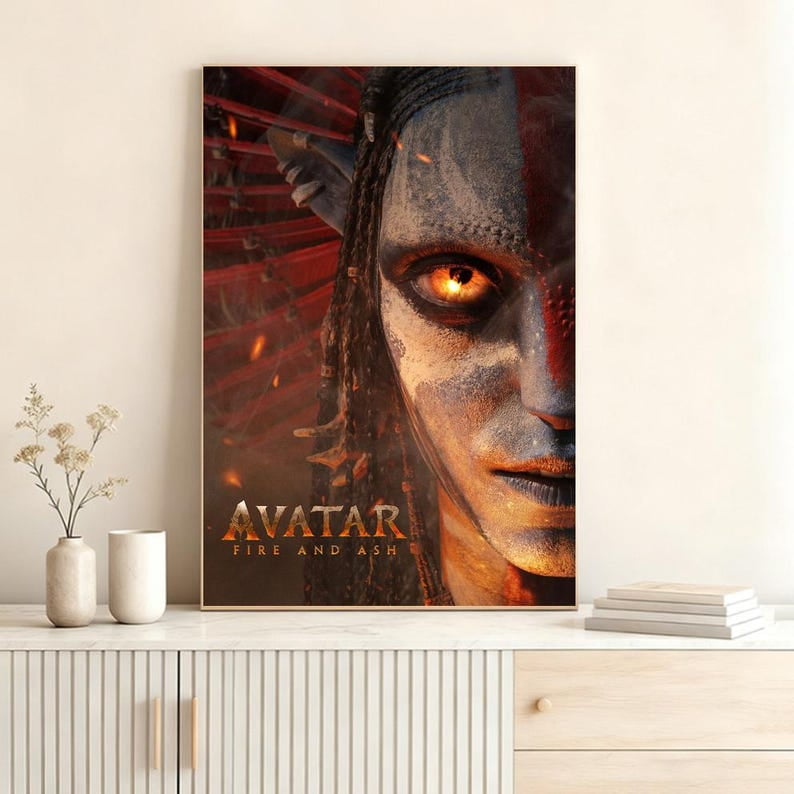 Avatar: Fire and Ash (2025) - Teaser One Sheet Wall Poster Size 24x36 ...