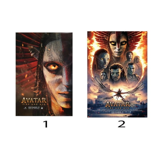 Avatar Fire and Ash 2025 movie poster, Avatar 2025 Movie Poster, AVATAR ...