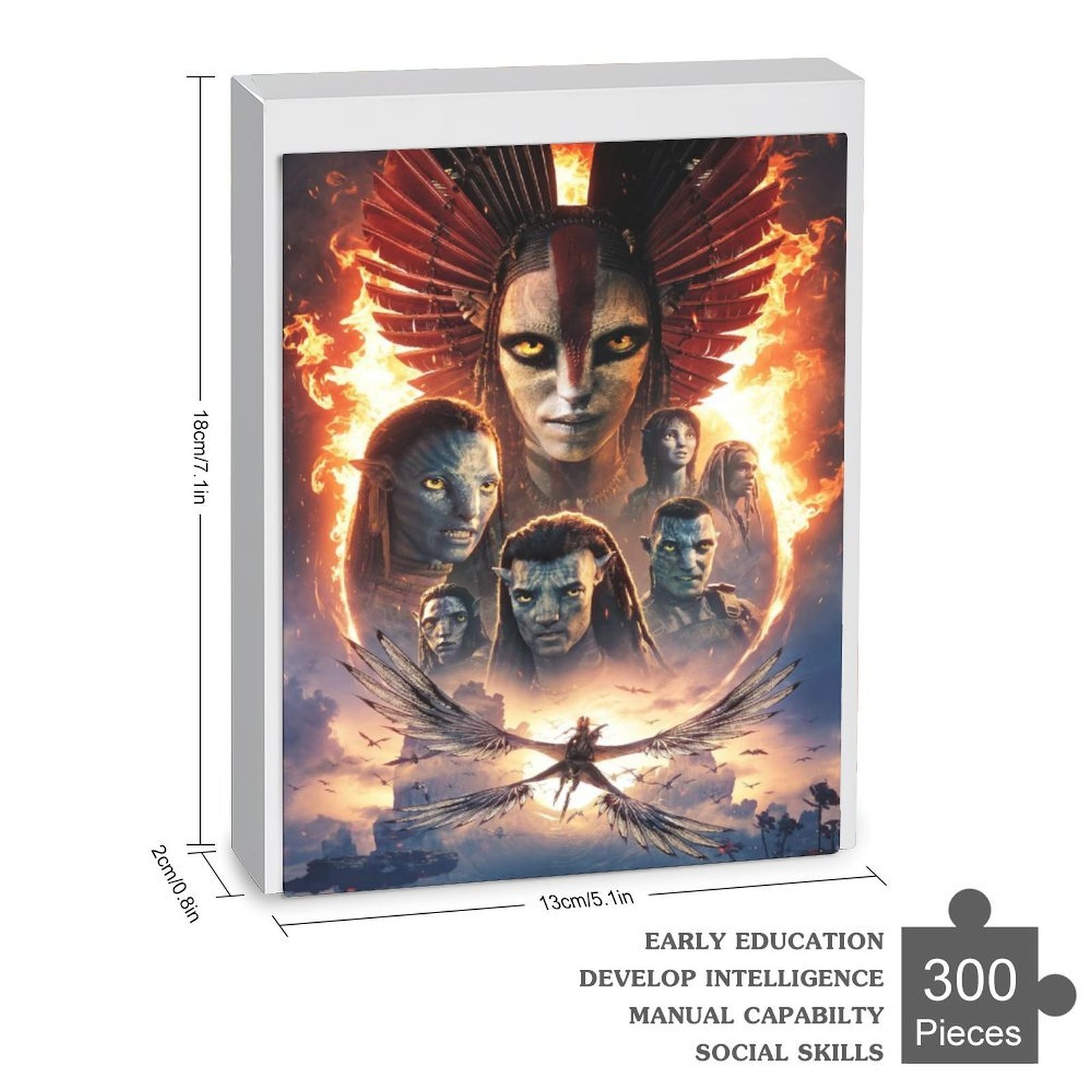 Avatar Fire and Ash Wooden Jigsaw Puzzle 35 70 120 200 300 500 1000 ...