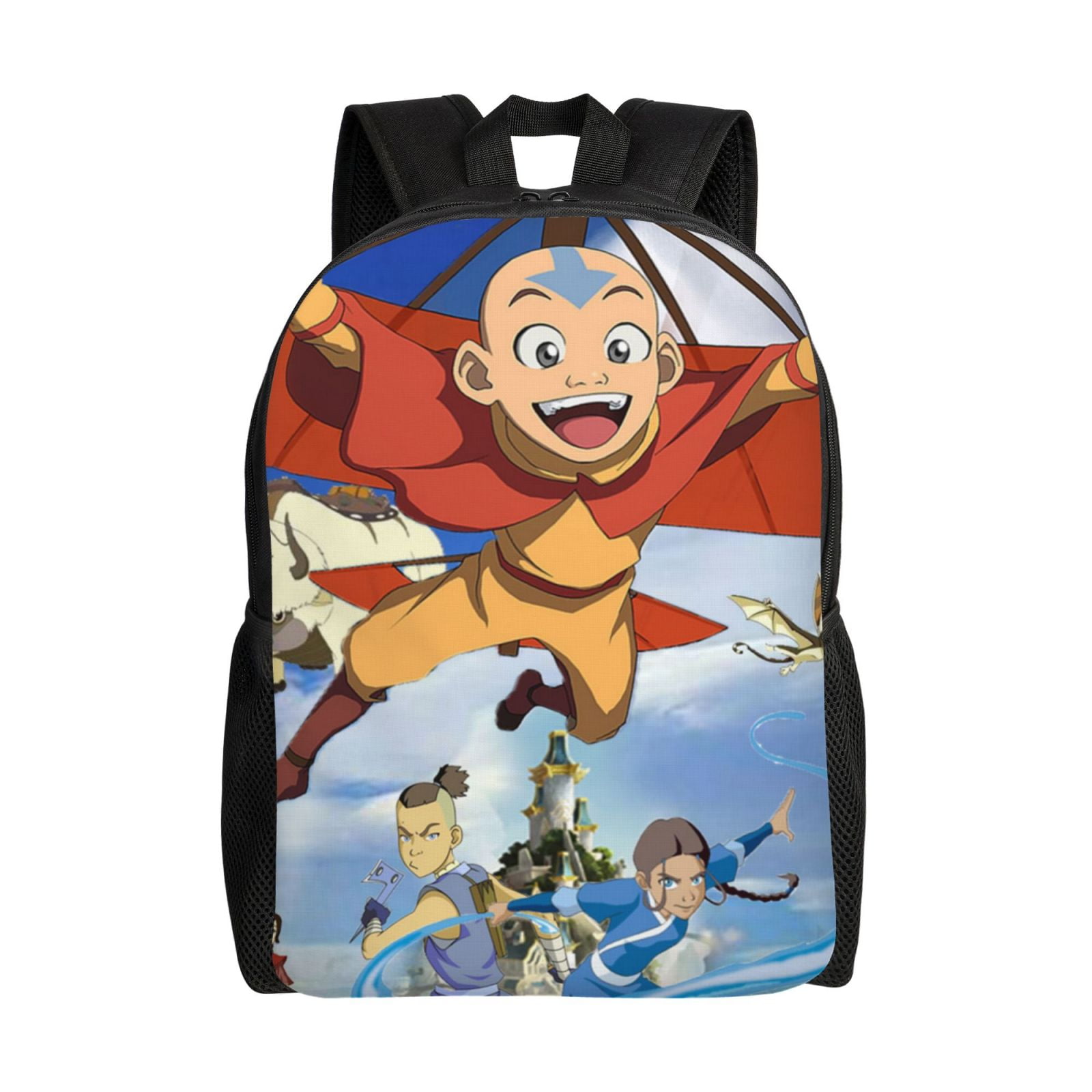 Avatar The Last Airbender Animation Backpack Casual Adjustable Bookbag ...