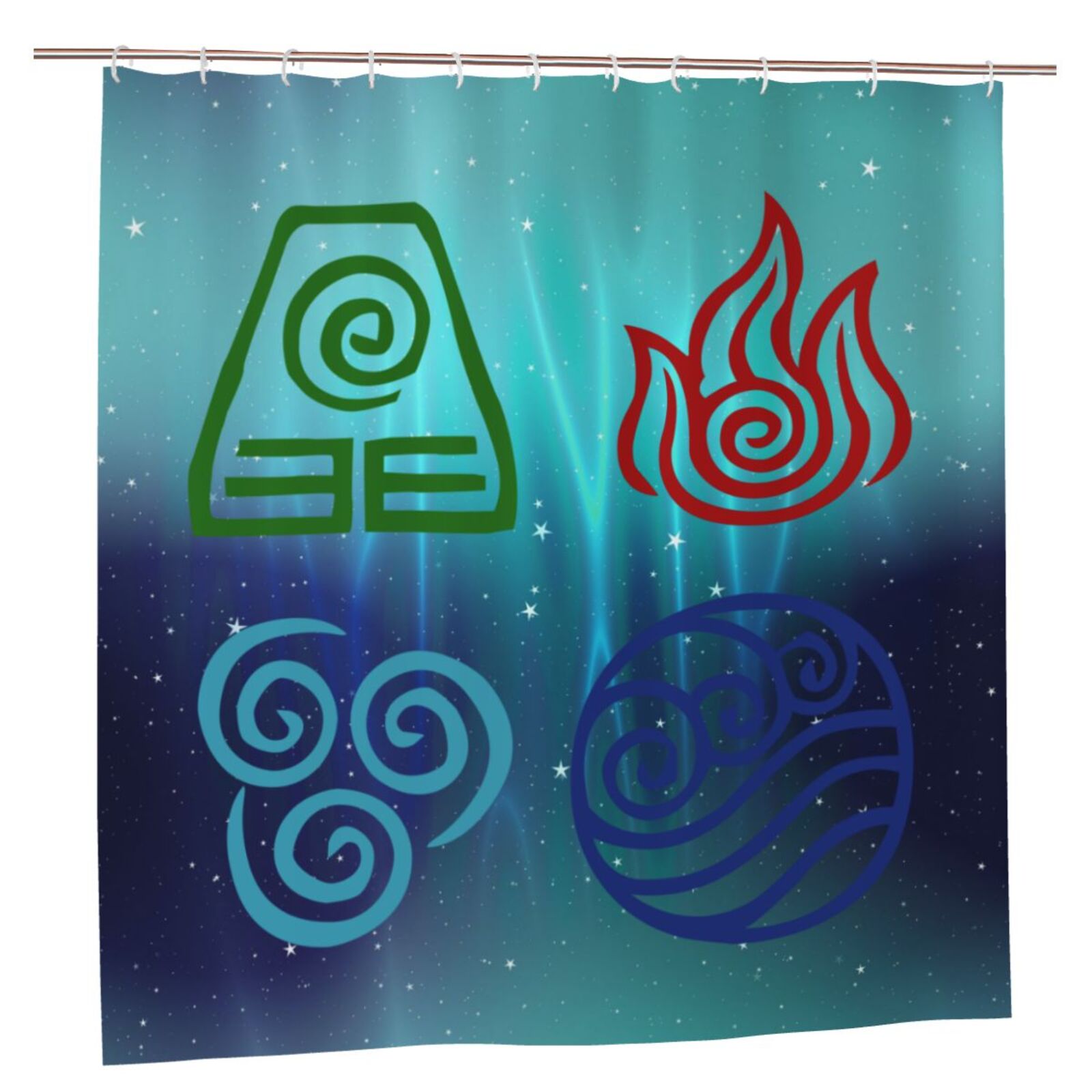 Avatar The Last Airbender Bathroom Shower Curtain,Bath Curtains Durable ...