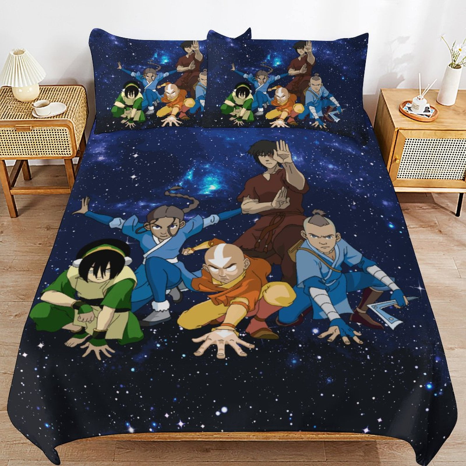 Avatar The Last Airbender Bed Duvet Cover Microfiber Bedding Sets 3D ...