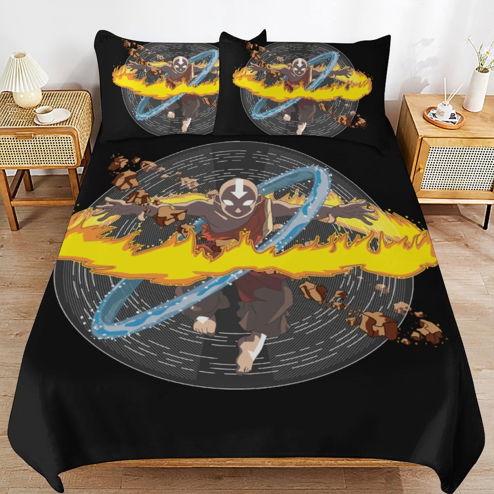 Avatar The Last Airbender Bed Duvet Cover Microfiber Bedding Sets 3D ...