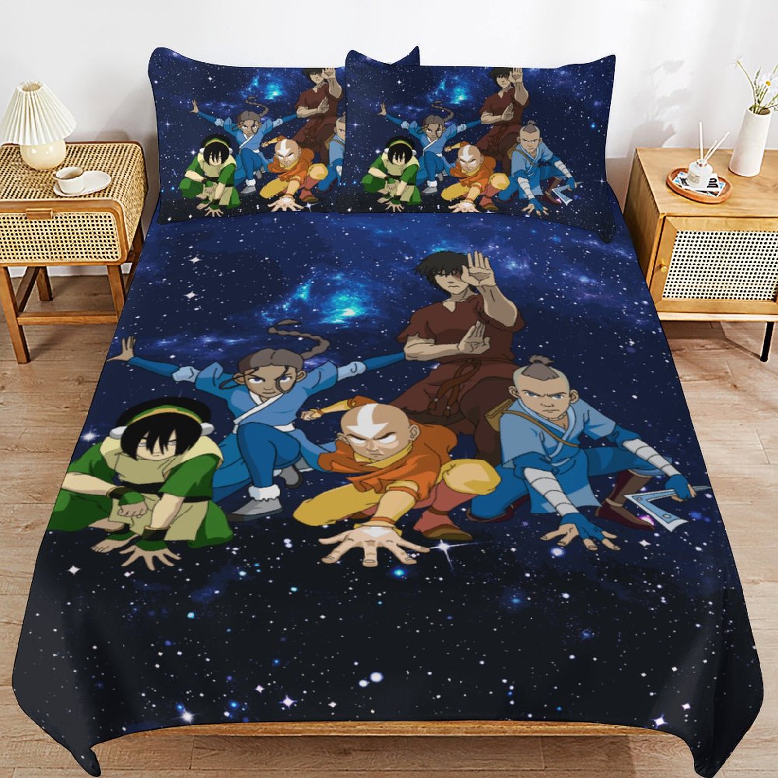 Avatar The Last Airbender Bed Duvet Cover Microfiber Bedding Sets 3D ...