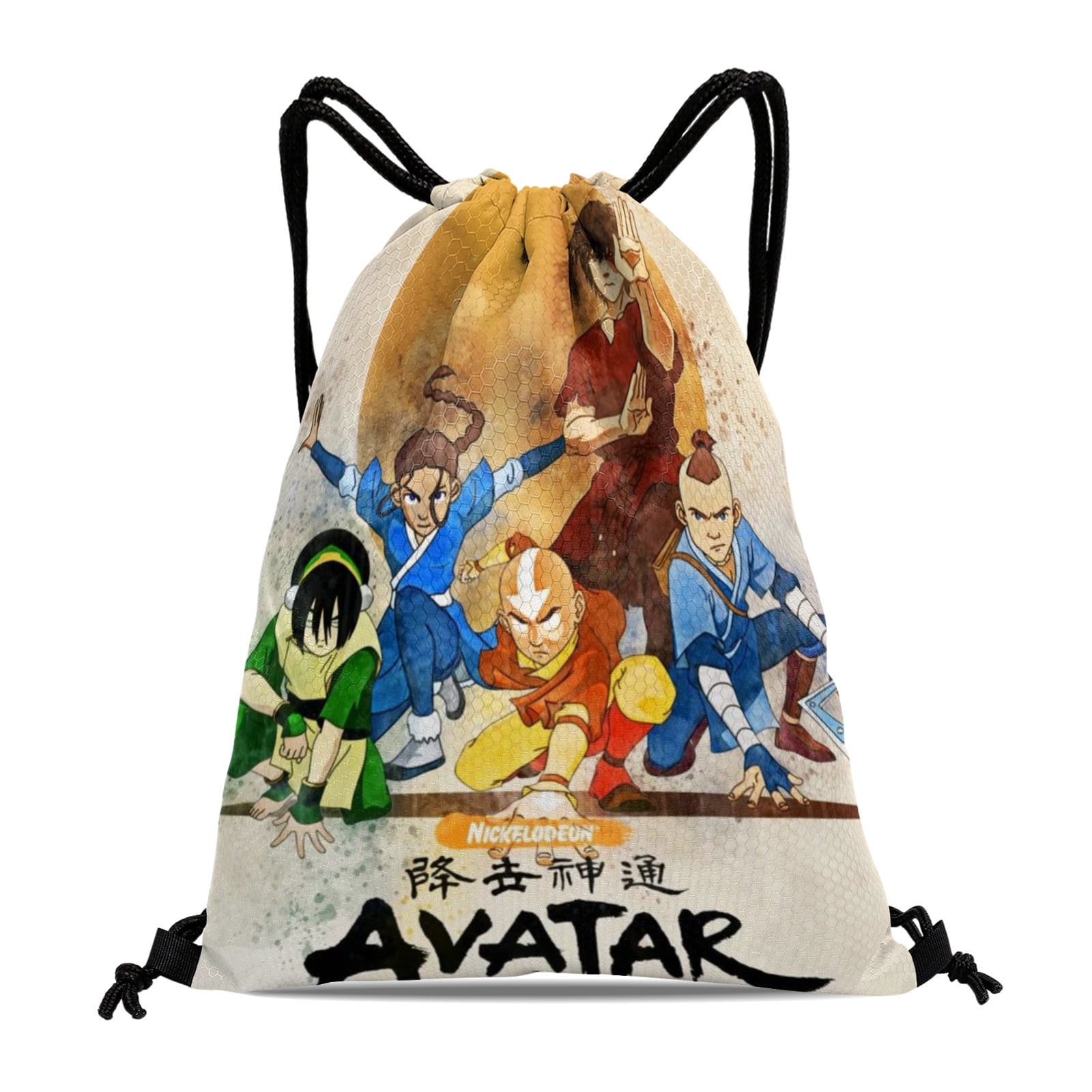 Avatar The Last Airbender Drawstring Gym Bag:Waterproof and perfect for ...