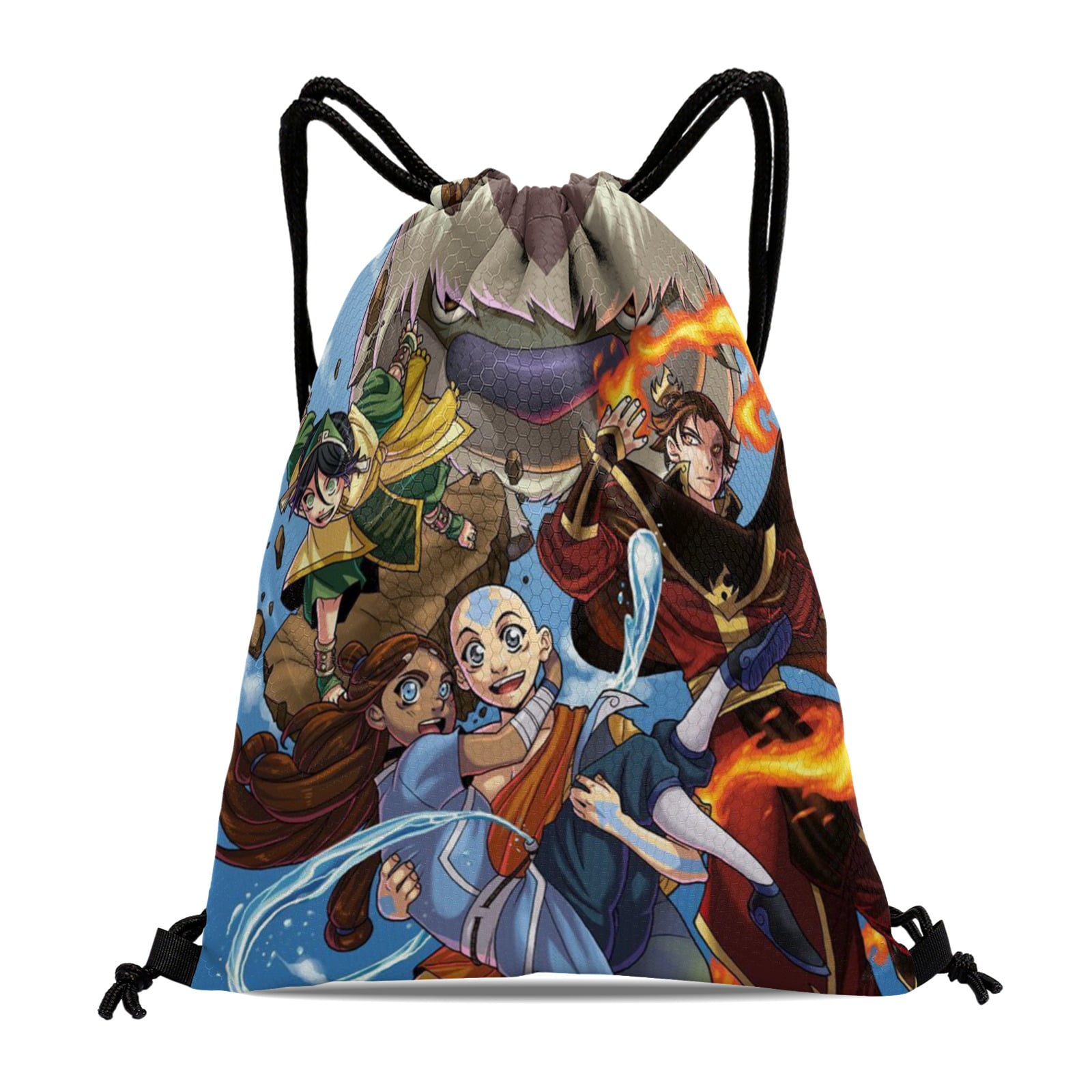 Avatar The Last Airbender Gym Drawstring Backpack:Waterproof design ...